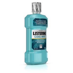 Listerine Antiseptic Mouthwash, Cool Mint - 500 ml (Pack of 4)