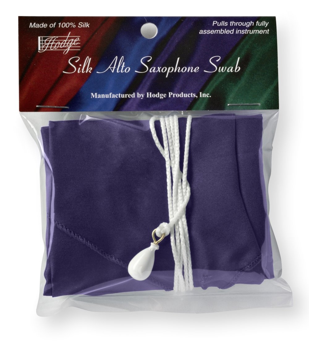 Hodge Silk Alto Saxophone Swab - Purple