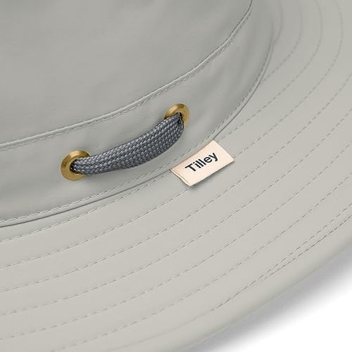 Tilley mens Ltm6 Airflo Broad Brim Recycled Hat, Rockface Grey, 7.25 US