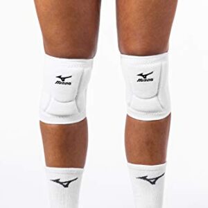 Mizuno LR6 Volleyball Kneepad, White, Medium