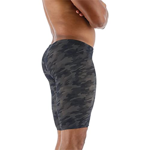 TYR Men's Standard Durafast One Jammer Swimsuit, Black, 32