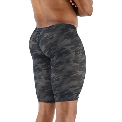 TYR Men's Standard Durafast One Jammer Swimsuit, Black, 32