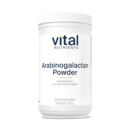 Vital Nutrients Arabinogalactan Powder | Vegan Supplement to support GI Health, Liver, and Immune Support* | Gluten, Dairy and Soy Free | Non-GMO | 300 Grams