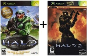 halo 1 and halo 2 bundle (xbox and xbox 360 compatible)