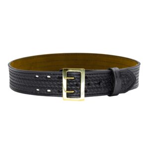 Safariland Sam Browne Buckled Belt 87-38-8B: 87 Sz38 Bsk Blk, Basket Weave, Black