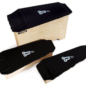 Basic Beat BBOCB Bass Xylophone/Metallophone Dust Cover - Instrument Protection, Yellow Stitching