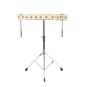 Basic Beat BBTB5 Temple Blocks Set - Quality Sound, Durable Construction, Perfect for Classroom and Band Music