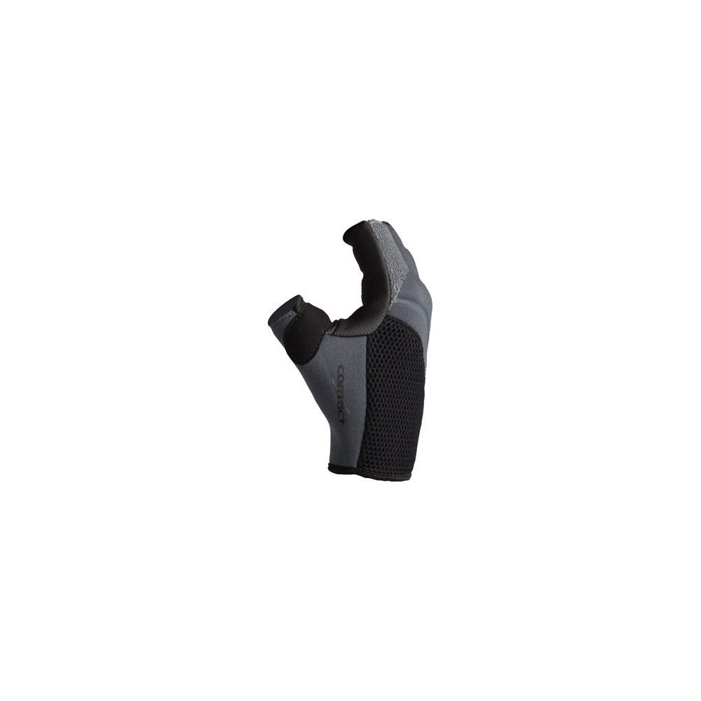 Stohlquist Medium Contact Glove, Black/Charcoal, with Built-in Wipe and Grippy Control Surfaces