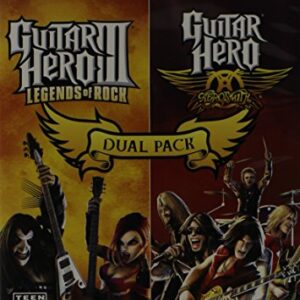 Dual Pack Guitar Hero III and Guitar Hero Aerosmith - Nintendo Wii