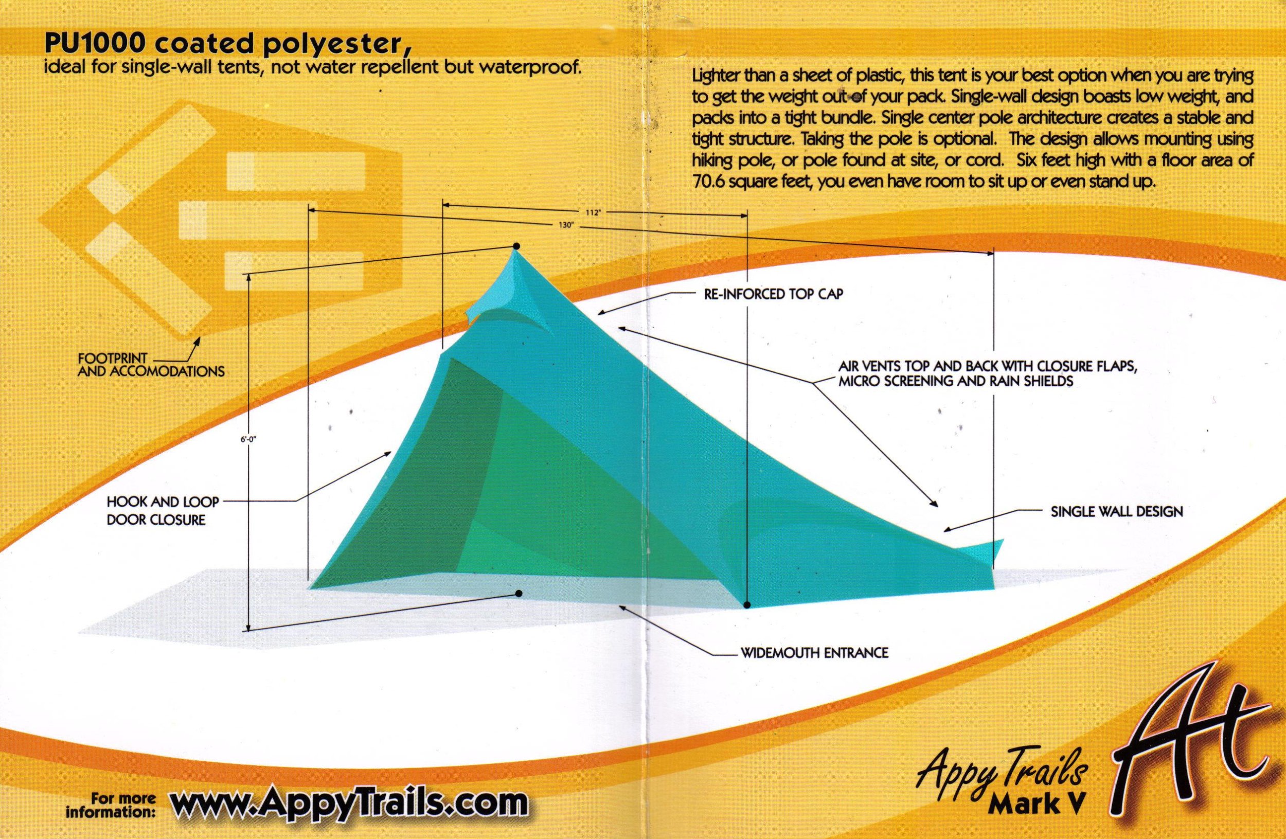 Appy Trails Mark V 4-5 Person Tent