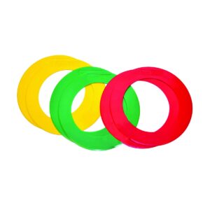 oncourt offcourt tennis quick feet dount rings – set of 6 / lightweight and long lasting/anti-slip