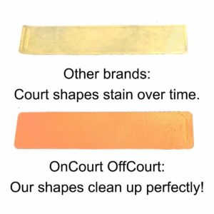 OnCourt OffCourt Tennis Quick Feet Dount Rings – Set of 6 / Lightweight and Long Lasting/Anti-Slip