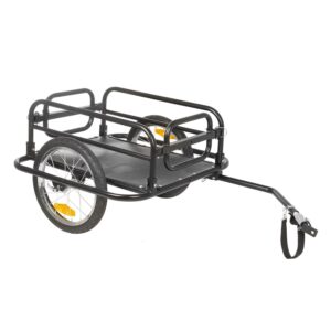 m-wave foldable luggage bicycle trailer