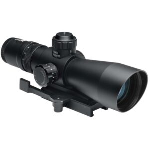 ncstar 3-9x42 compact-red and green illuminated p4 sniper/green lens/quick release (stp3942g)