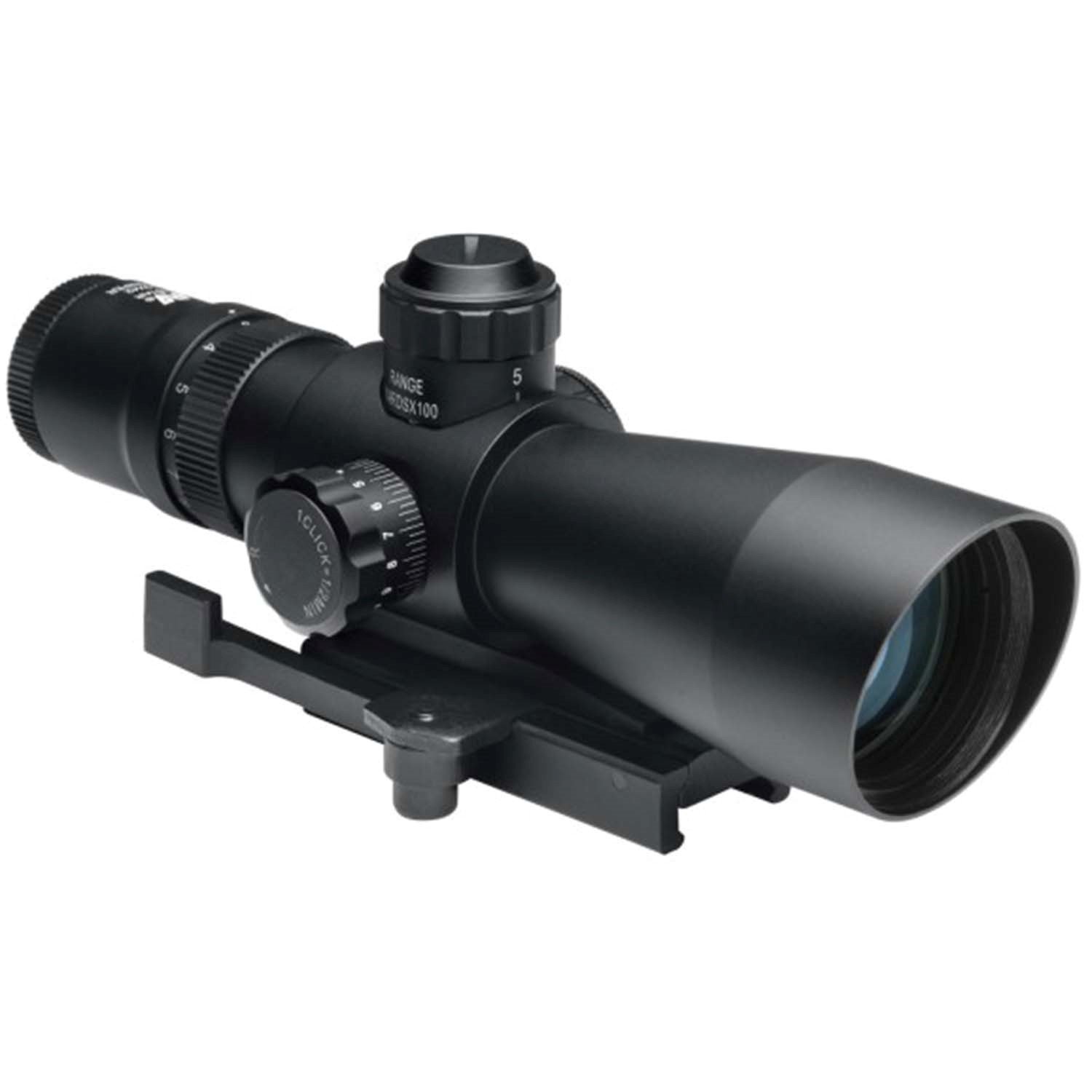 NcStar 3-9X42 Compact-Red and Green Illuminated P4 Sniper/Green Lens/Quick Release (STP3942G)