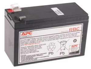 apc ups battery replacement, apcrbc110, for apc ups models be550g, be550mc, bn600mc and select others