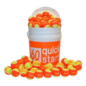 quick start tennis ball bucket - 72 balls