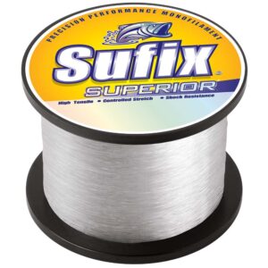 sufix superior 12 lb clear - 1100 yds.