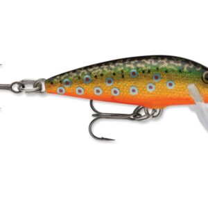 Rapala Countdown 1/8 Oz Fishing lure (Rainbow Trout, Size- 1.5), Fire Minnow