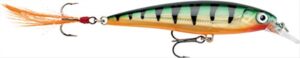 rapala x-rap jerkbait 10 fishing lure (perch, size- 4)