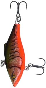 rapala rattlin 05 fishing lure (red crawdad, size- 2)