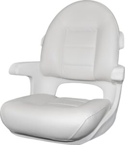 tempress elite high back helm seat, white