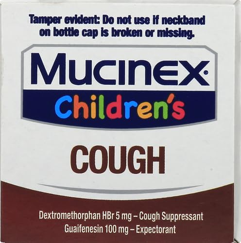 Mucinex Children's Cough Relief Liquid, Cherry, 4oz