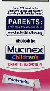 Mucinex Children's Cough Relief Liquid, Cherry, 4oz