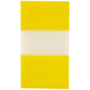 Q Connect 1-inch Page Marker - Yellow (Pack of 50)