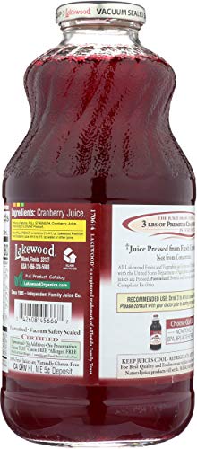 Lakewood, Pure Cranberry Juice, 32 oz