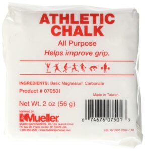 mueller gymnastic & weightlifting chalk, 1 lb, white