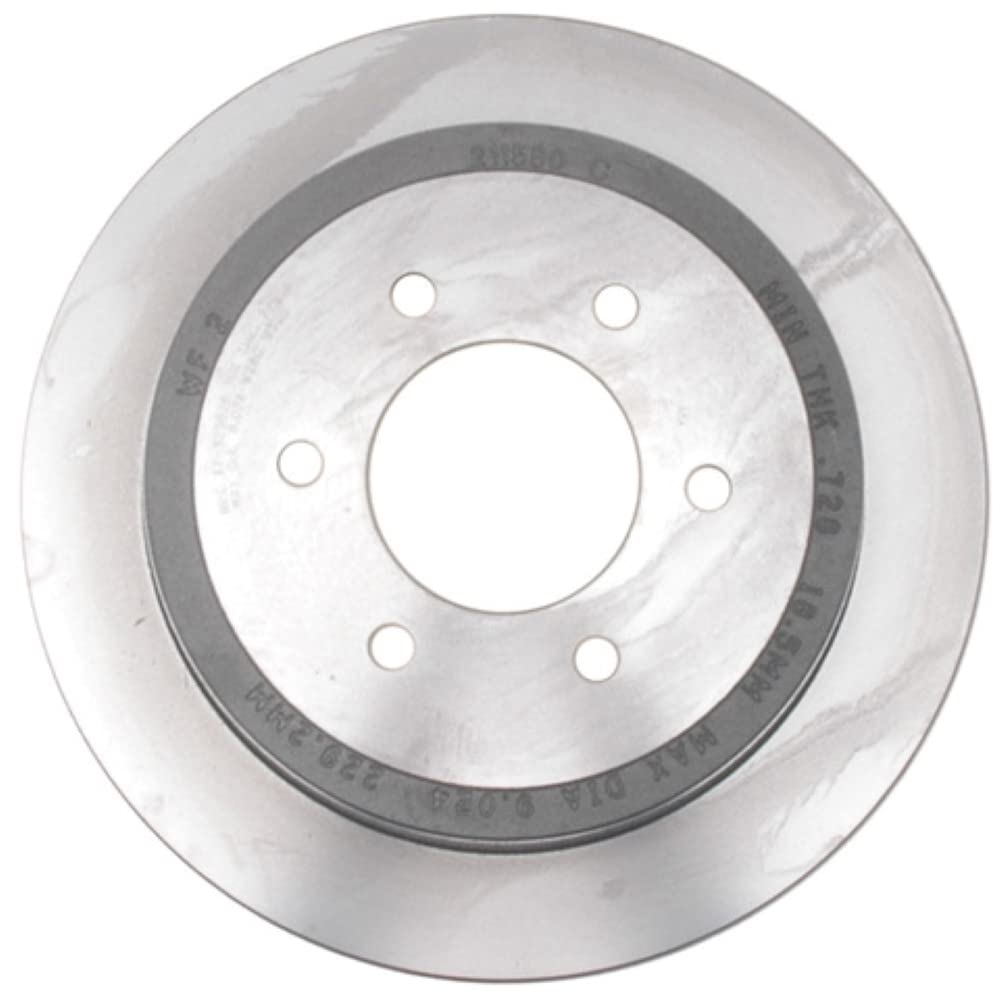 Raybestos R-Line Replacement Drum-in-Hat Rear Disc Brake Rotor - For Select Year Ford F150, Lobo and Lincoln Mark LT Models (680182R)