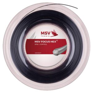 mauve sports 660' reel tennis string, black, 1.10mm