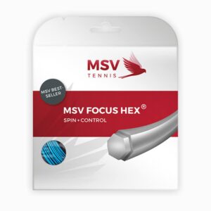 msv unisex's focus-hex string set-blue, 1.23 mm