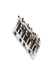 fender american deluxe 4-string bass bridge assembly ('04-'10), chrome