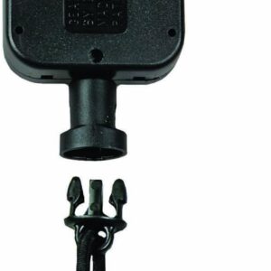 Gear Keeper Fire Mic Keeper, RT2-4022 - Lapel Microphone Retractor with Threaded Stud Mount - Made in the USA