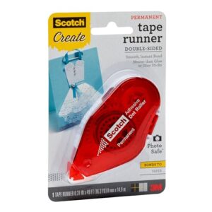 Scotch Tape Runner, Double Sided Tape Roller, .31 in x 49 ft, 1/Pack