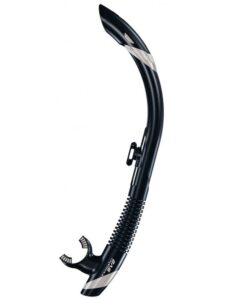 atomic aquatics sv2 flex dive snorkel -black / silver