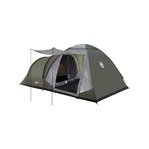 Coleman Waterfall 5 Deluxe family tent, 5 Man Tent with Separate Living and Sleeping Area, Easy to Pitch, 5 Person Tent, 100 Percent Waterproof HH 3000 mm, One Size