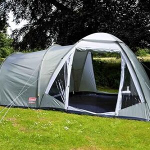 Coleman Waterfall 5 Deluxe family tent, 5 Man Tent with Separate Living and Sleeping Area, Easy to Pitch, 5 Person Tent, 100 Percent Waterproof HH 3000 mm, One Size