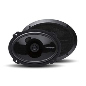 rockford fosgate p1692 punch 6"x9" 2-way coaxial full range speakers - black (pair)