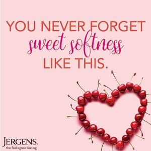 Jergens Original Scent Dry Skin Lotion, Body and Hand Moisturizer for Long Lasting Skin Hydration, with HYDRALUCENCE blend and Cherry Almond Essence, 32 Ounce