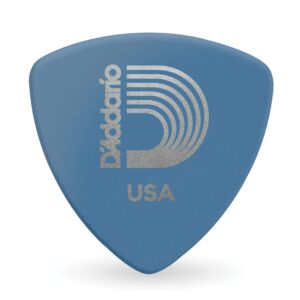 d'addario duralin guitar picks, medium/heavy, 10 pack, wide shape