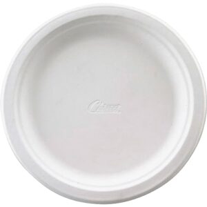 chinet 21244 classic white molded fiber plates 6 3/4-inch white 125/pack