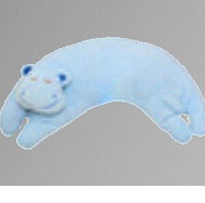 Angel Dear - Blue Hippo, Curved Pillow