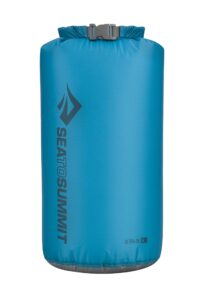 sea to summit ultra-sil dry sack, ultralight dry bag, 8 liter, pacific blue