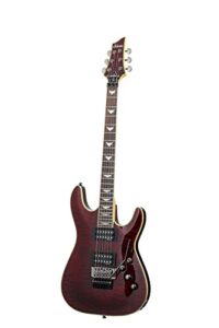 schecter omen extreme-6 fr electric guitar - black cherry