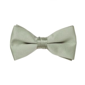 sage green satin mens 2 1/2" bow tie