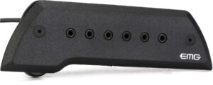 emg acs acoustic guitar soundhole pickup, black