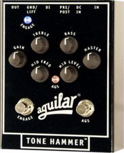 aguilar tone hammer bass preamp direct box